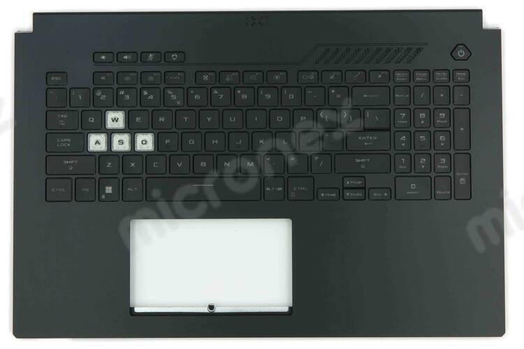 ASUS 90NR09I2-R31UI1 Palmrest klawiatura obudowa LED RGB US ...