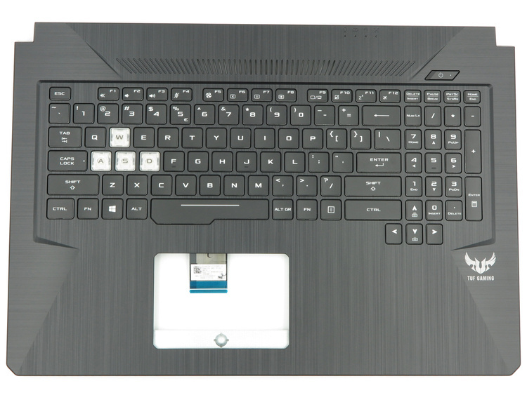 Asus 90NR02B2-R31UI1 Palmrest klawiatura obudowa LED RGB US ...